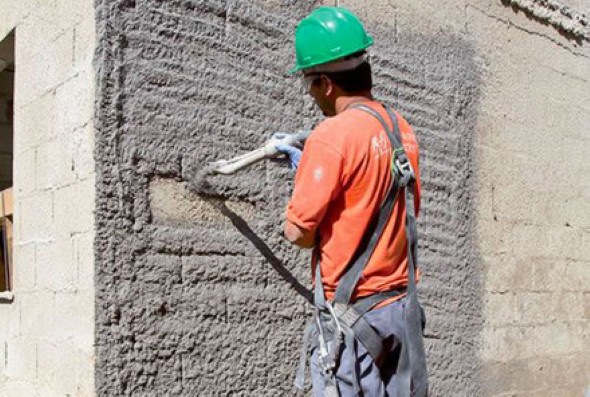 Como funciona o Reboco projetado e suas vantagens