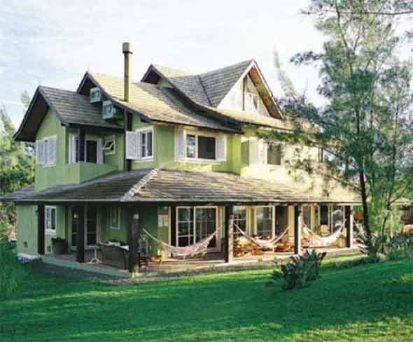 Fachada verde para casas é a nova tendência! 15 modelos e dicas