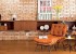 Decorar a casa com uma parede sem reboco (tijolo aparente)